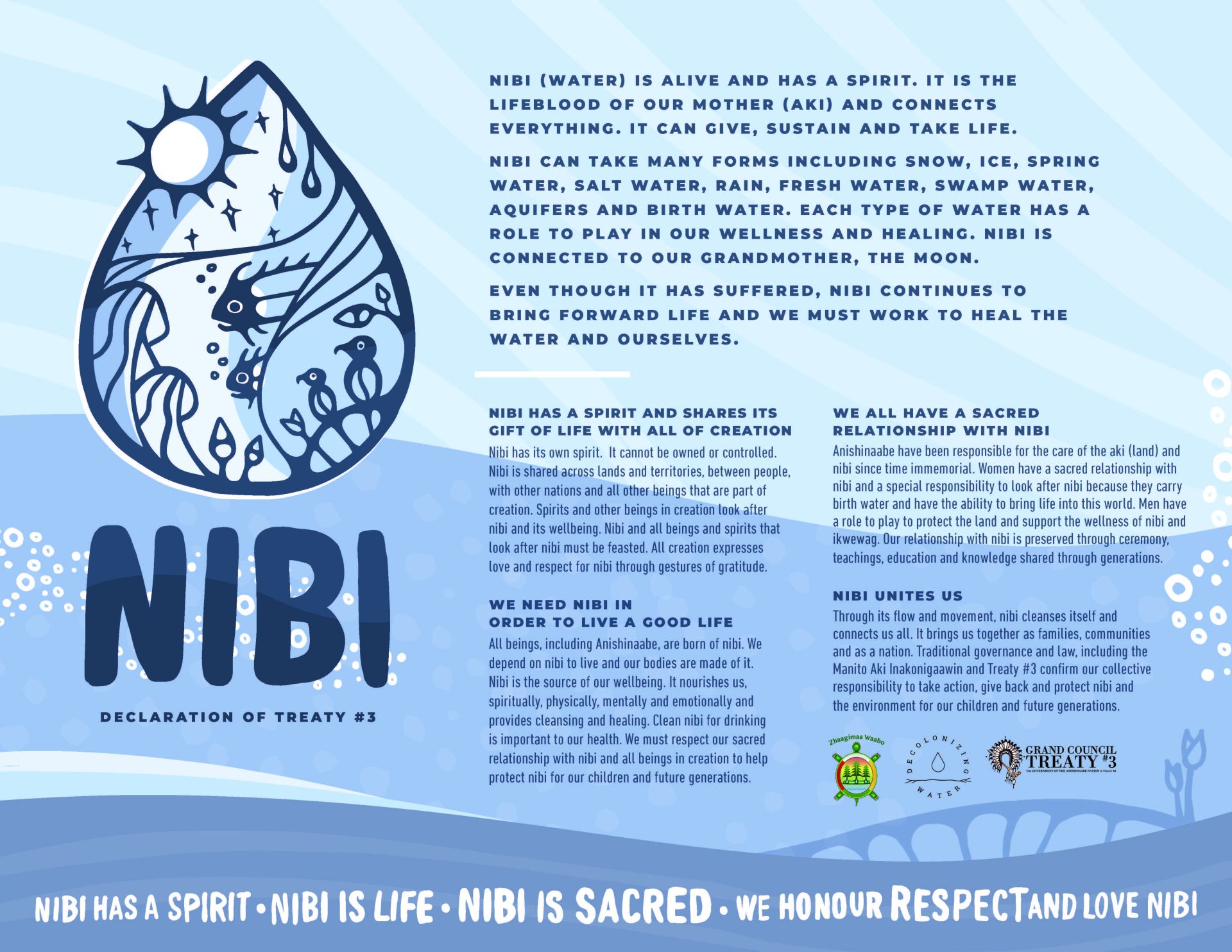 Nibi (Water) Declaration Unanimously Supported at the Anishinaabe ...