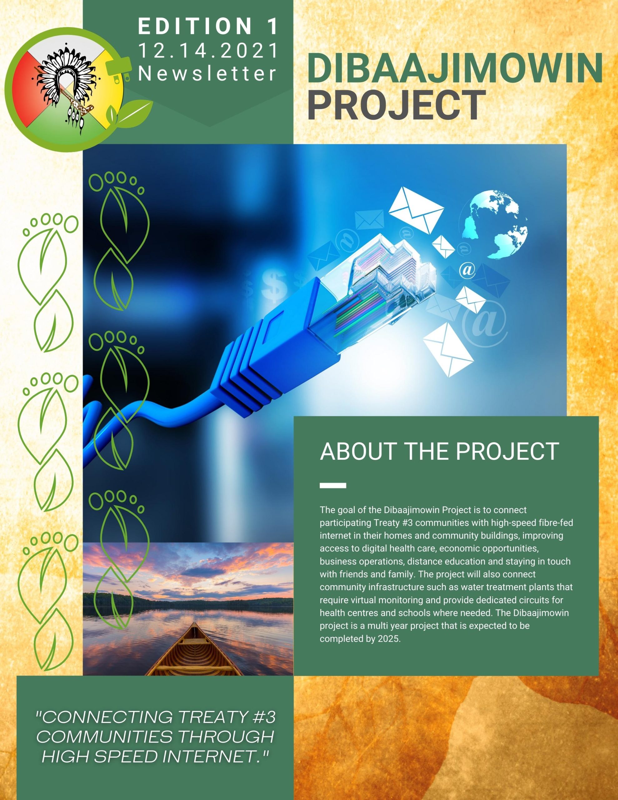 Dibaajimowin Project Newsletter - Edition 1 - Grand Council Treaty #3