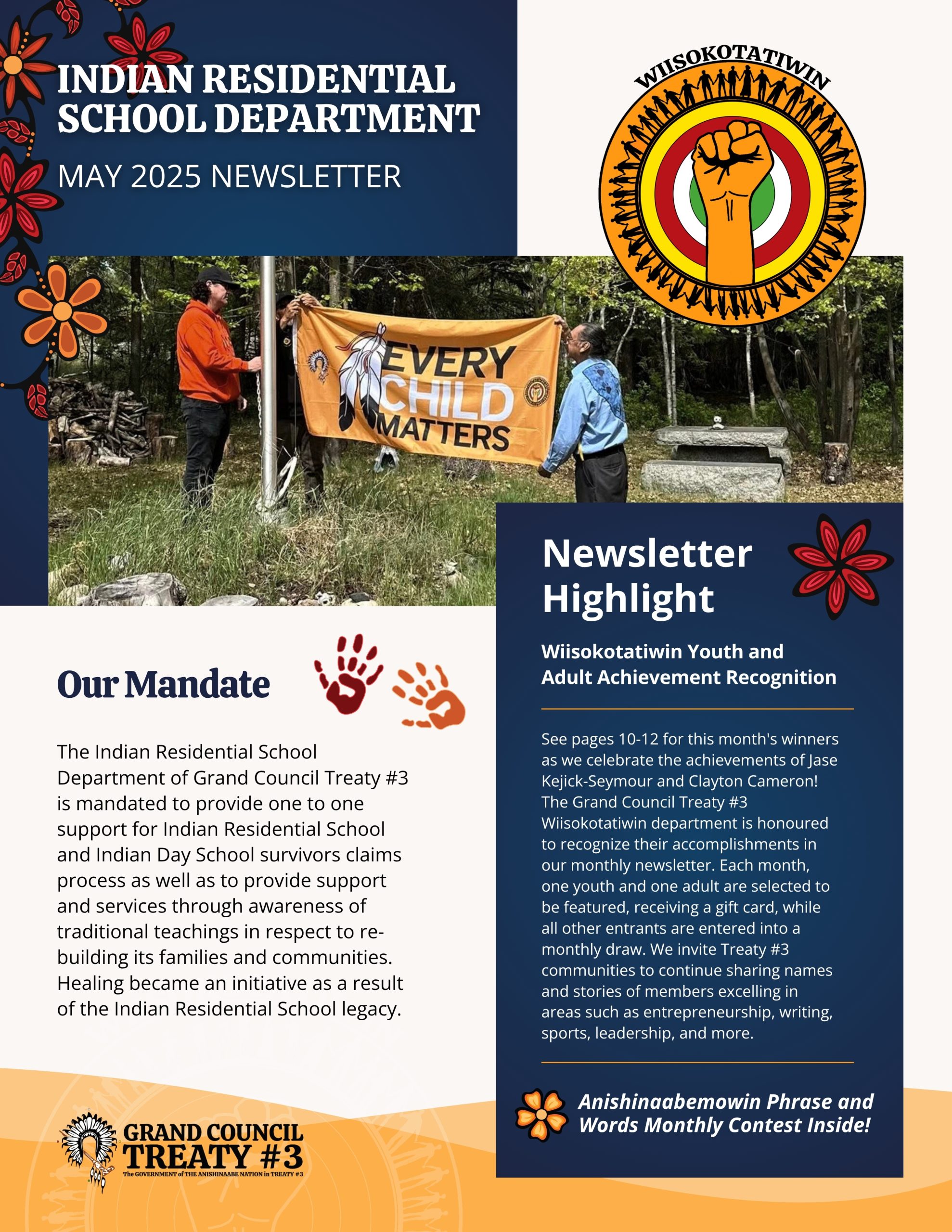 Wiisokotatiwin (IRS) May Newsletter 2025 - Grand Council Treaty #3